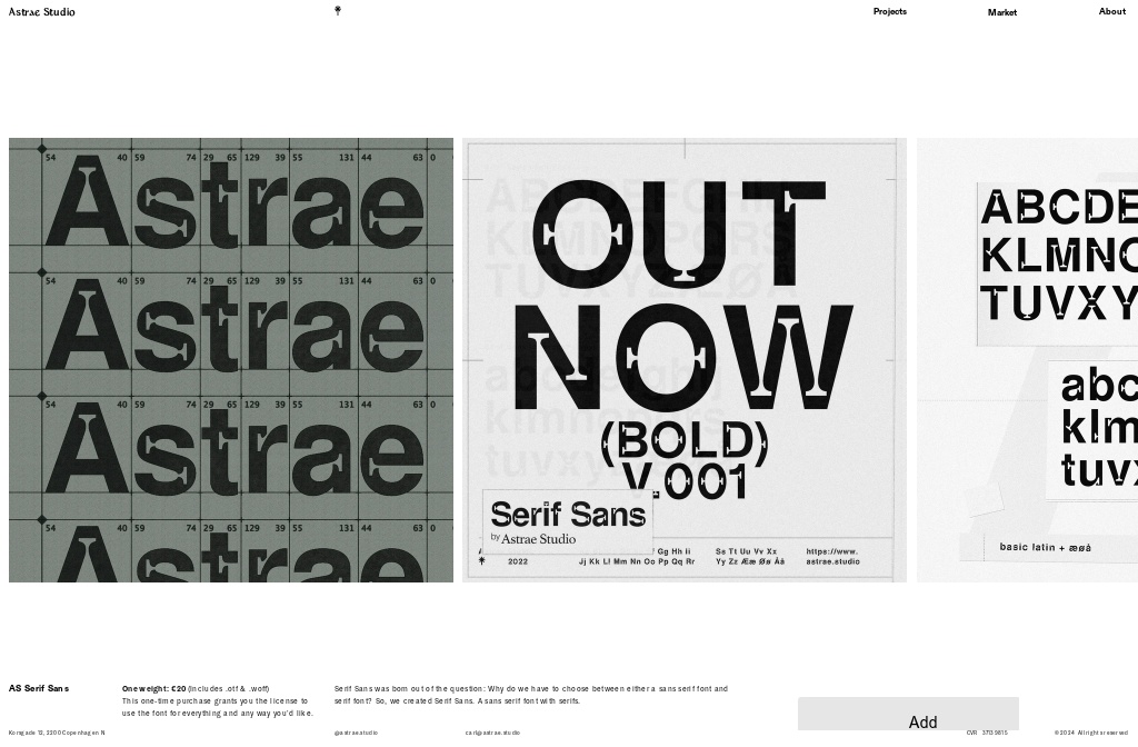 Astrae Studio — Serif Sans