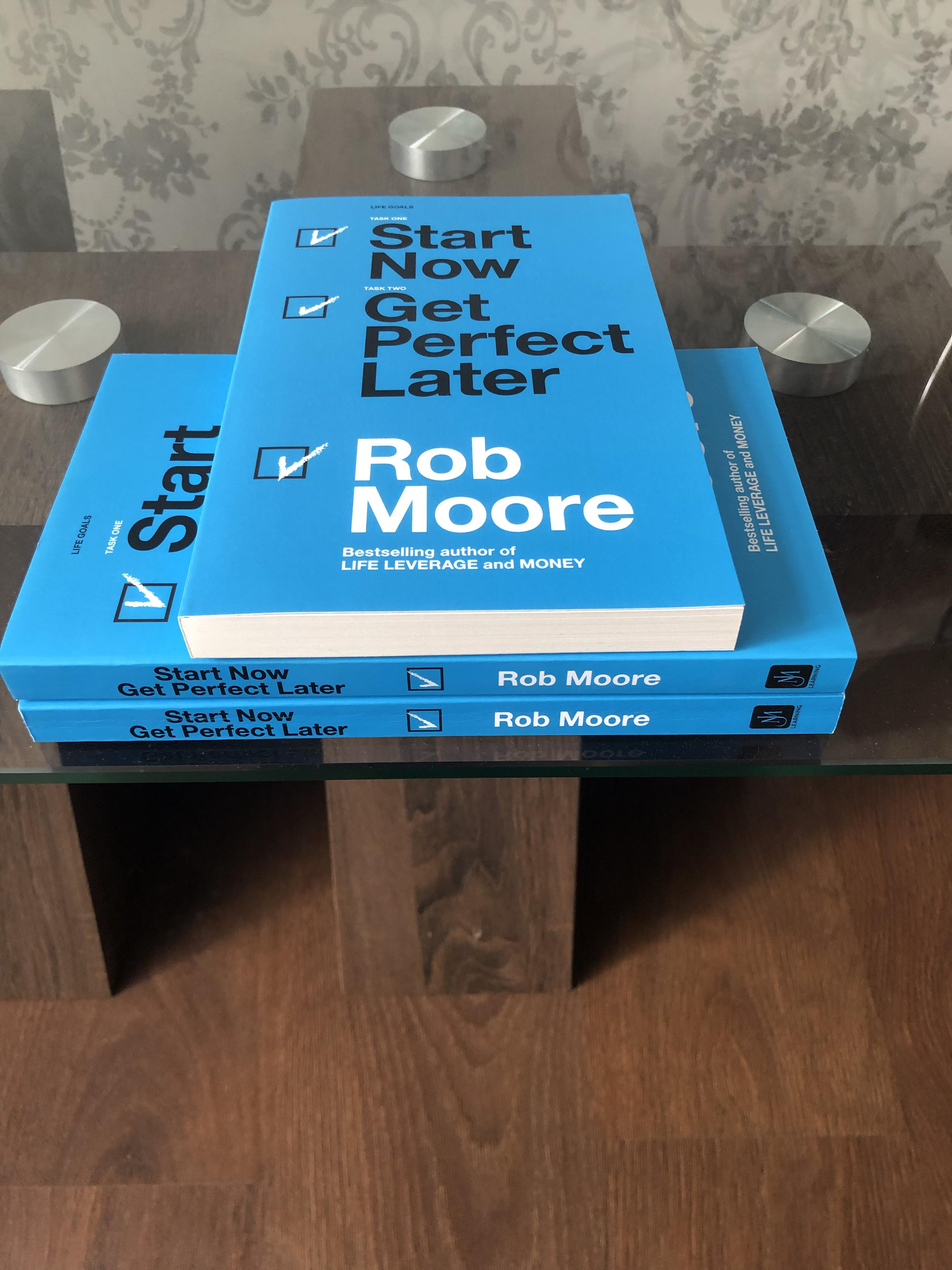 Start Now, Get Perfect Later