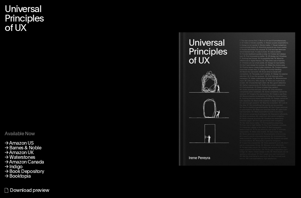 Universal Principles of UX