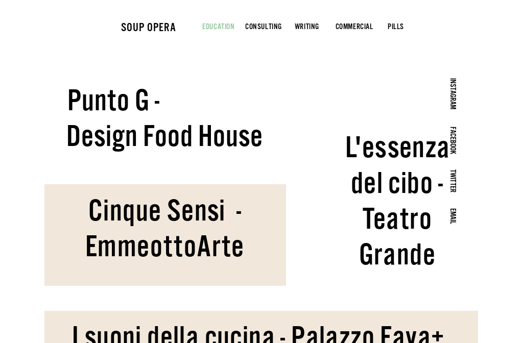 Soup Opera — Education