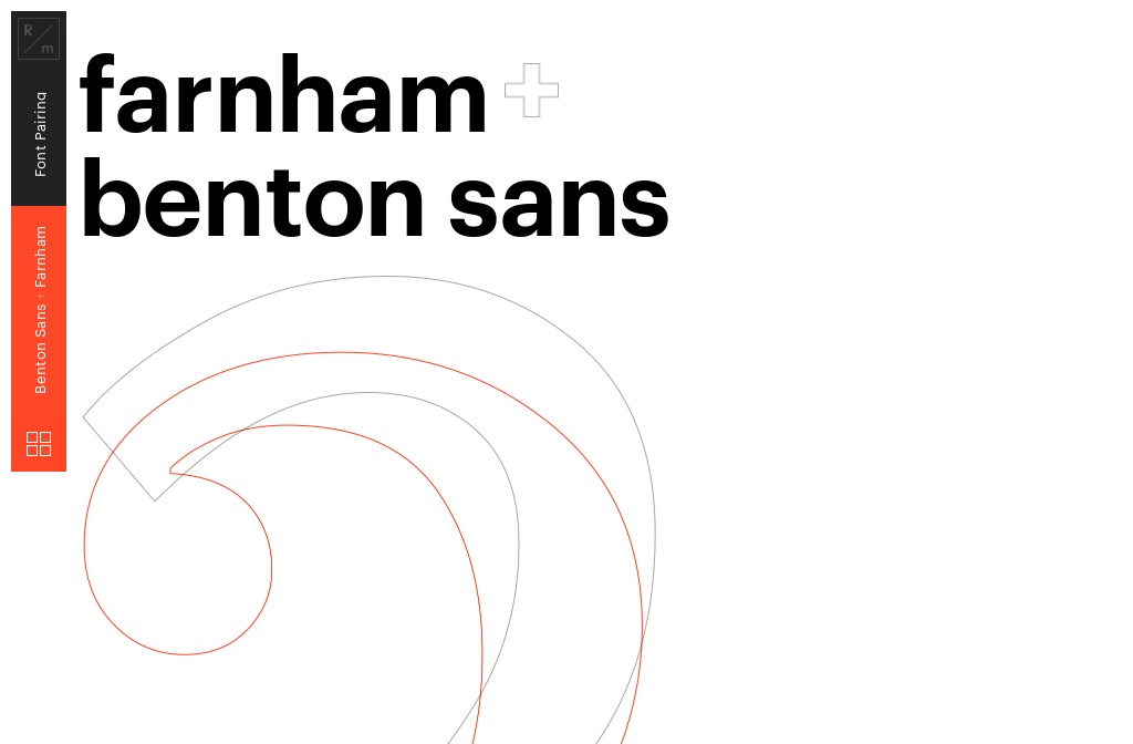 R/m Design Almanac — Font Pairs
