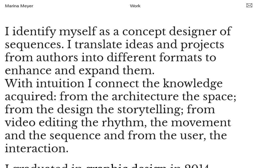 Marina Meyer — About