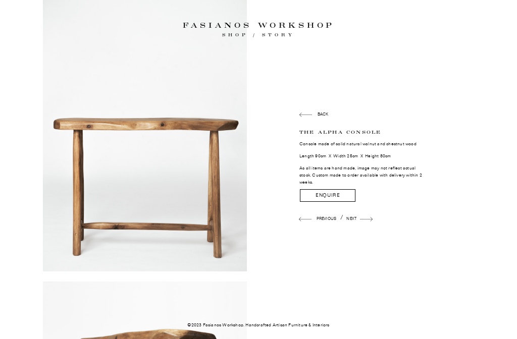 Fasianos Workshop — ALPHA Console