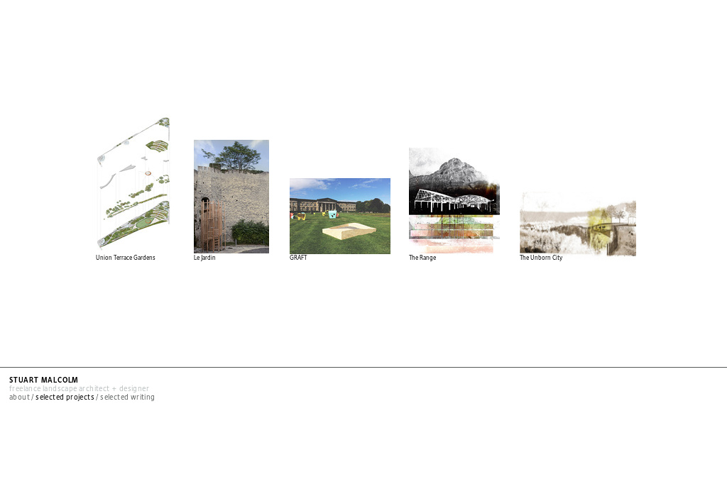 Selected projects by Stuart Malcolm freelance landscape architect and ...