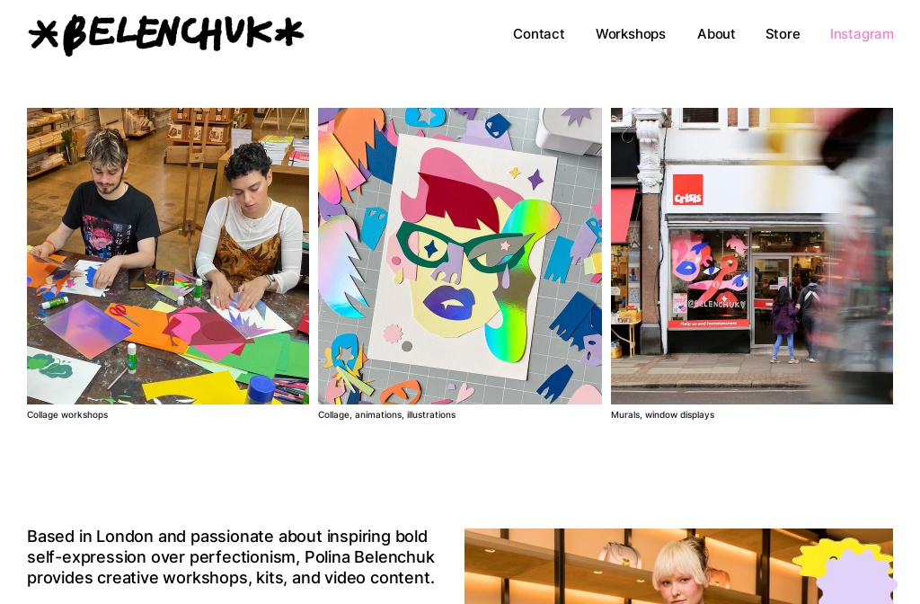 Polina Belenchuk – collage artist based in London