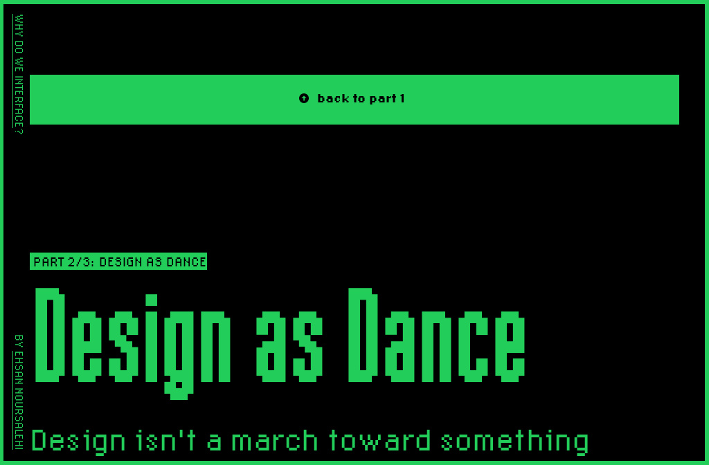 Why Do We Interface? — Dance