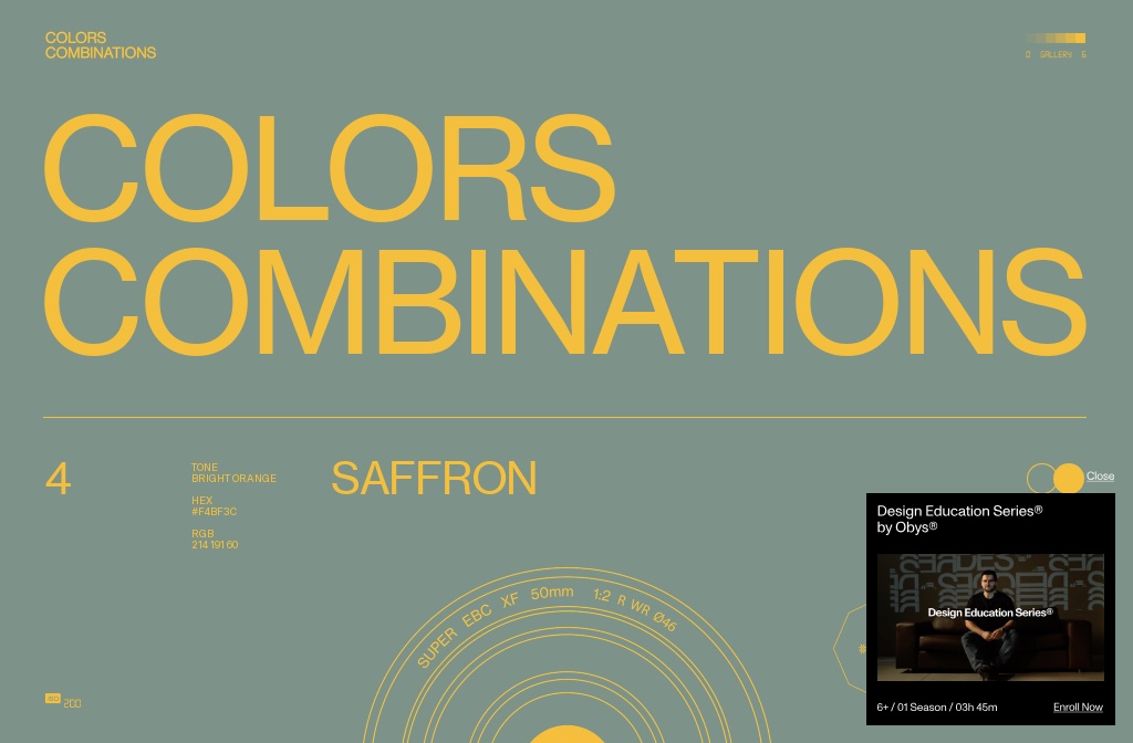 Colors Combinations — Saffron Combinations