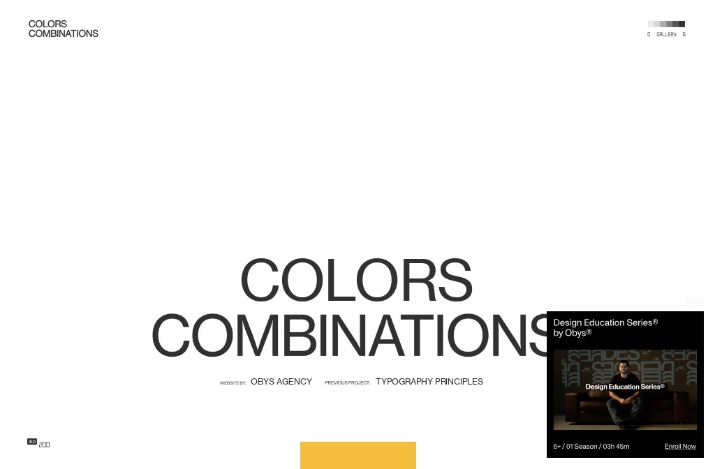Colors Combinations — Credits