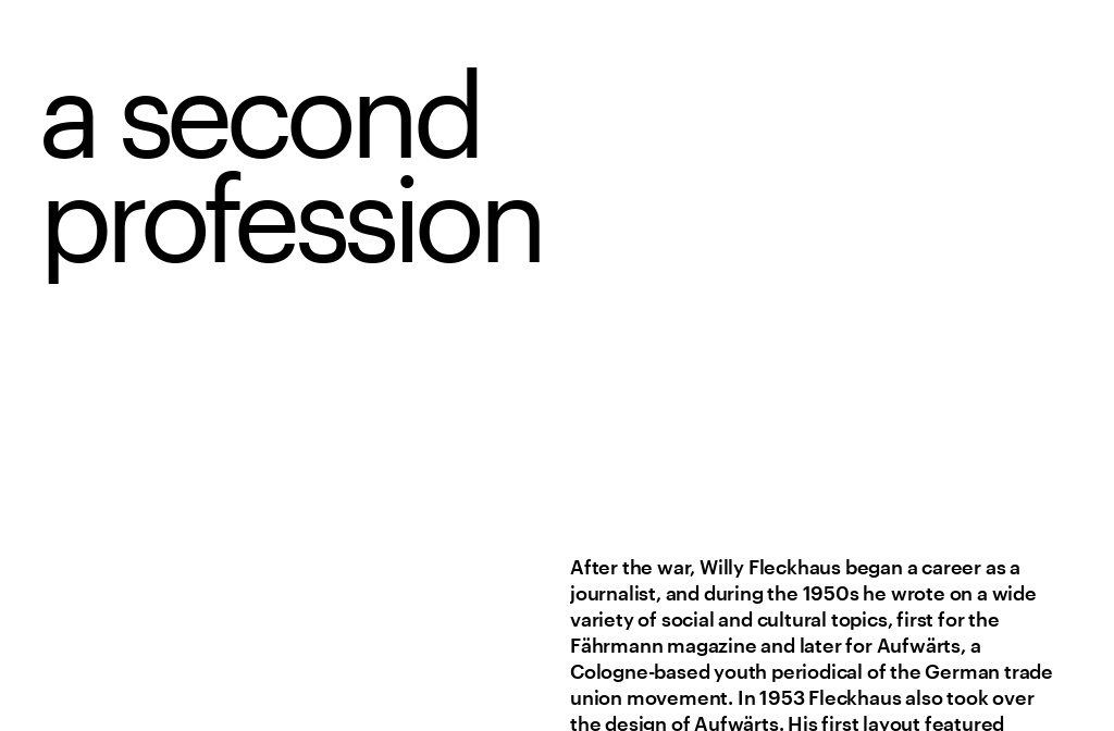 Readymag Stories: Willy Fleckhaus