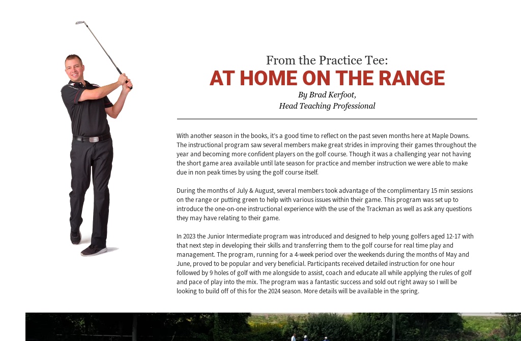 Maple Downs - November 2023 — Page 9