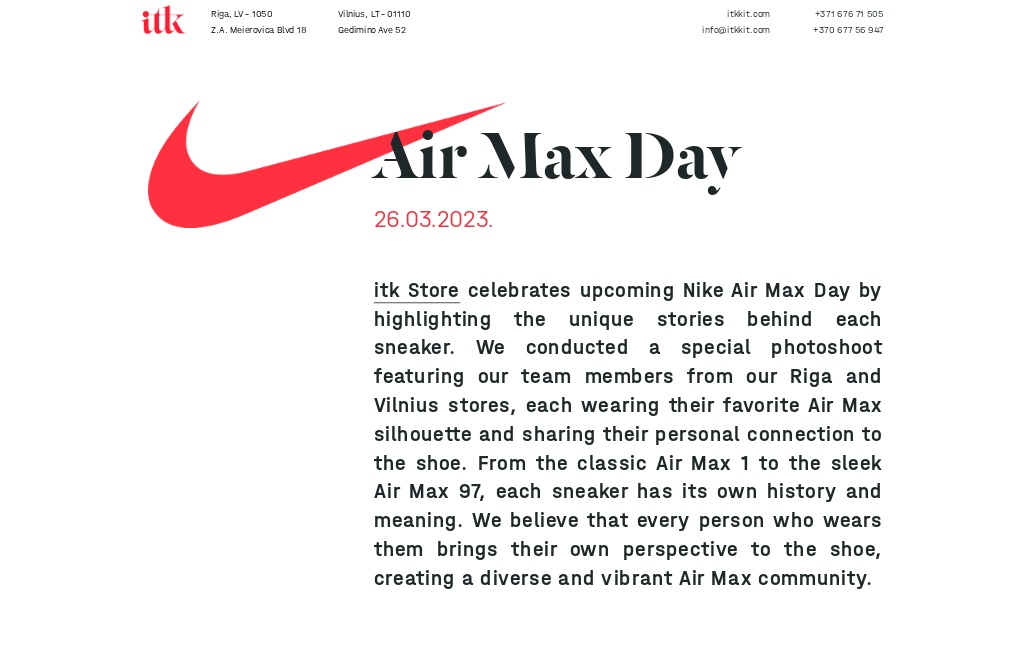 IN THE BLOG — Air Max Day