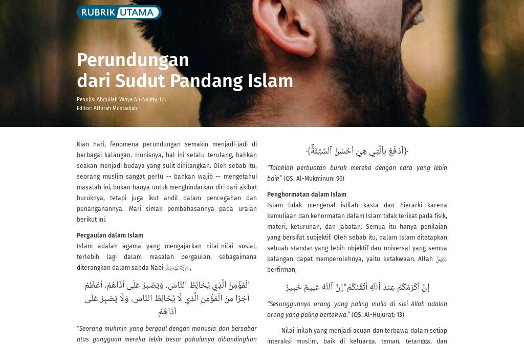 Majalah HSI edisi 66 — Rubrik Utama