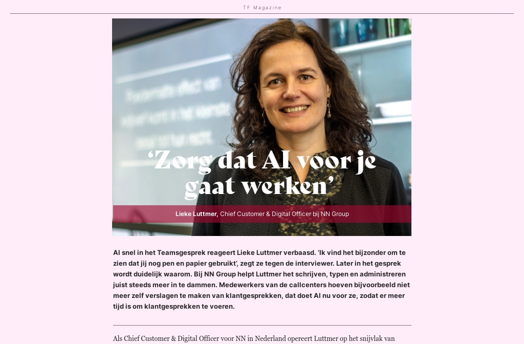 TF Magazine 2024 - 1 — Interview Lieke Luttmer
