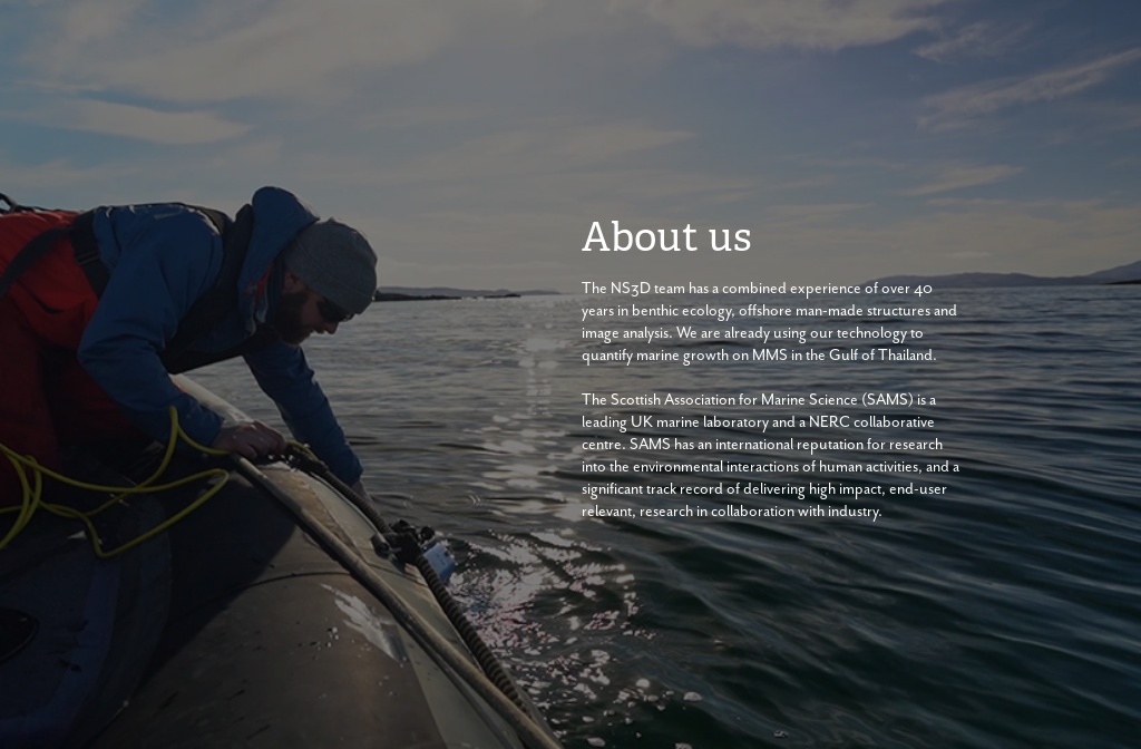 North Sea 3D — About us