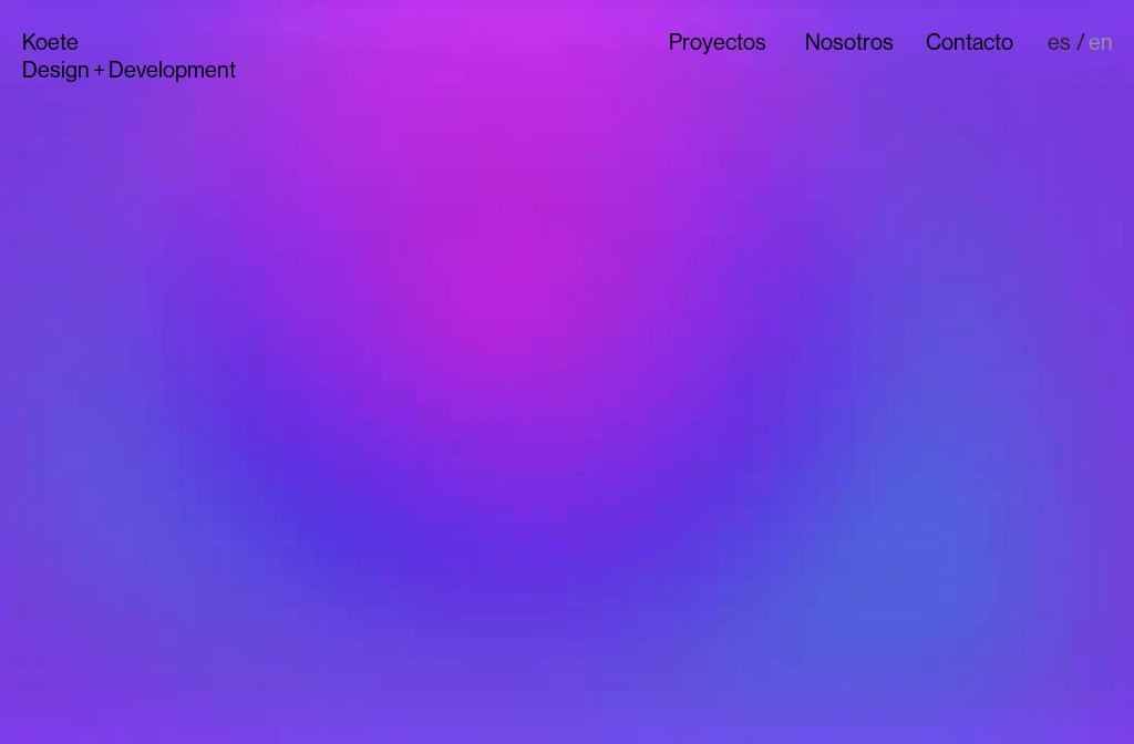 Koete, design + development