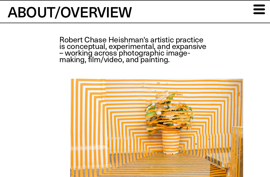 Robert Chase Heishman — RCH about/overview