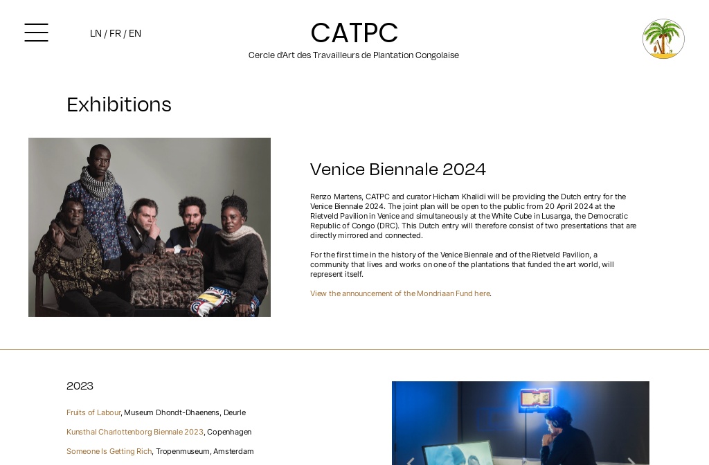 CATPC — Exhibitions