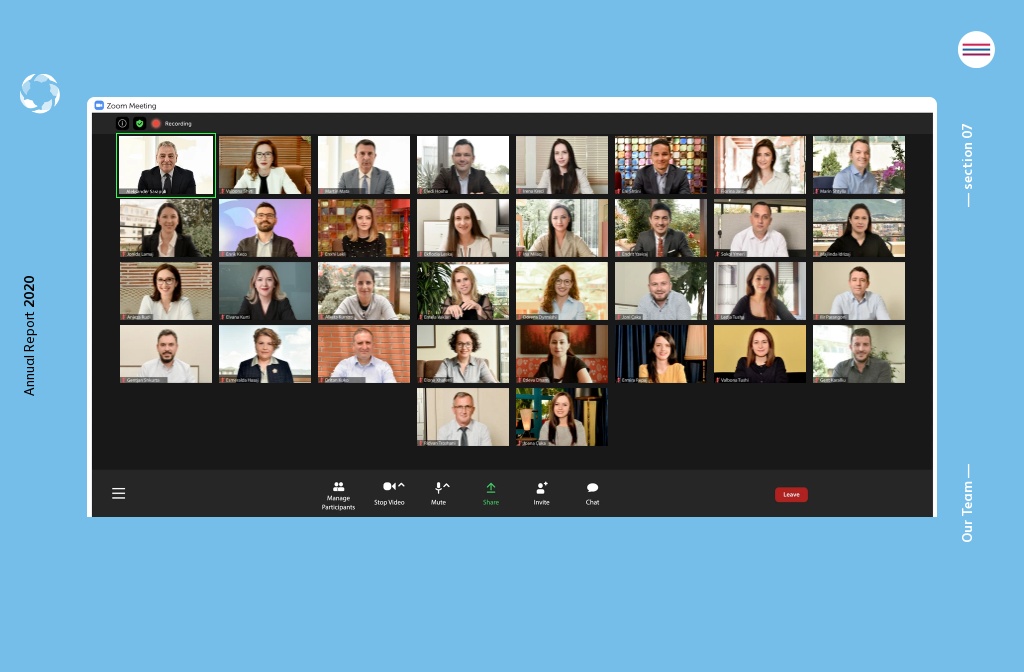 AADF Annual Report 2020 — Zoom Meetings