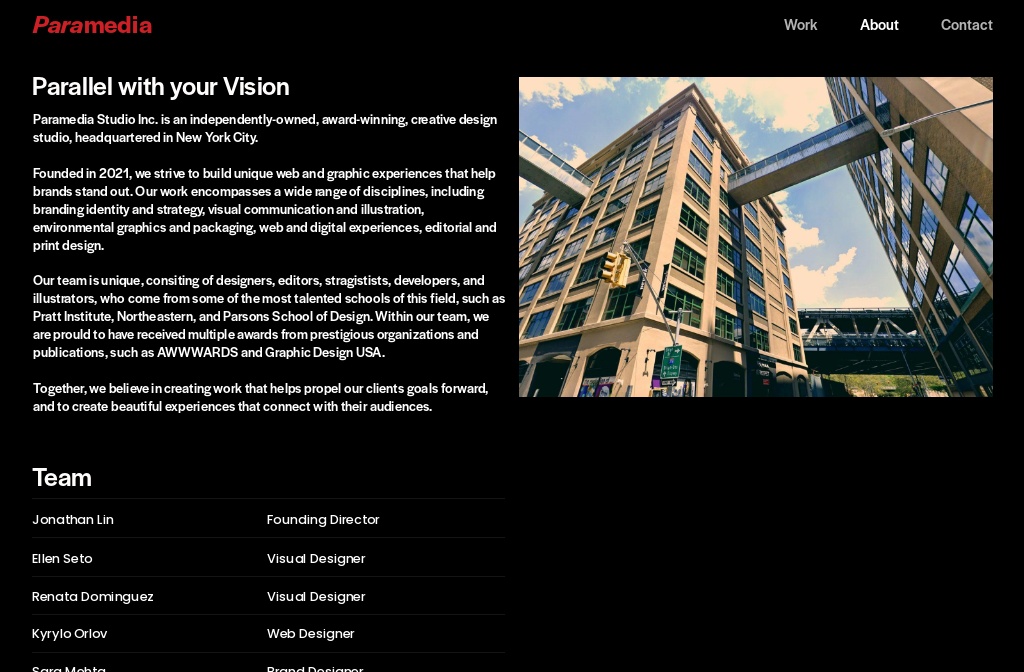 About - Paramedia Studio