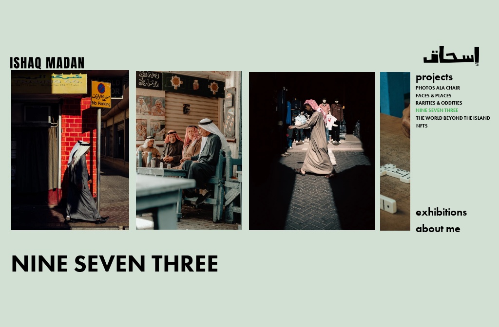 ISHAQ MADAN WEBSITE — NINE SEVEN THREE