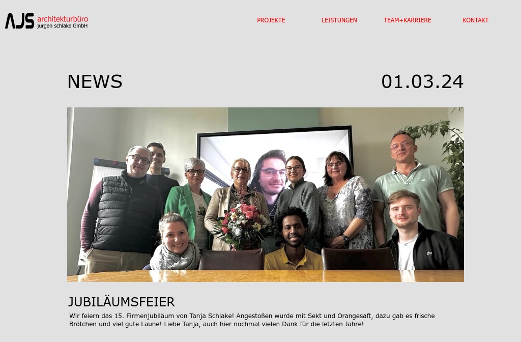 AJS Architekturbüro Jürgen Schlake — News