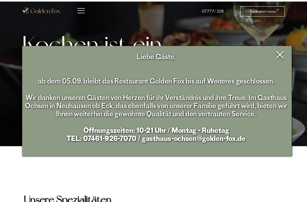 Golden Fox Restaurant