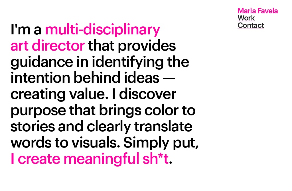 Maria Favela Portfolio