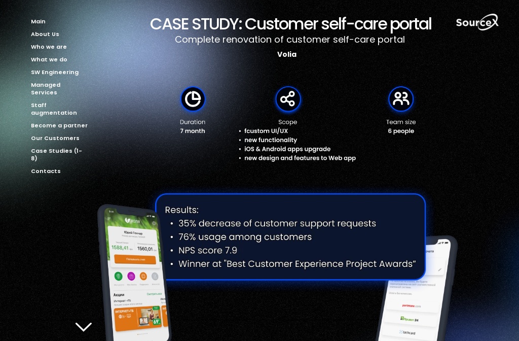 SourceX profile — case study