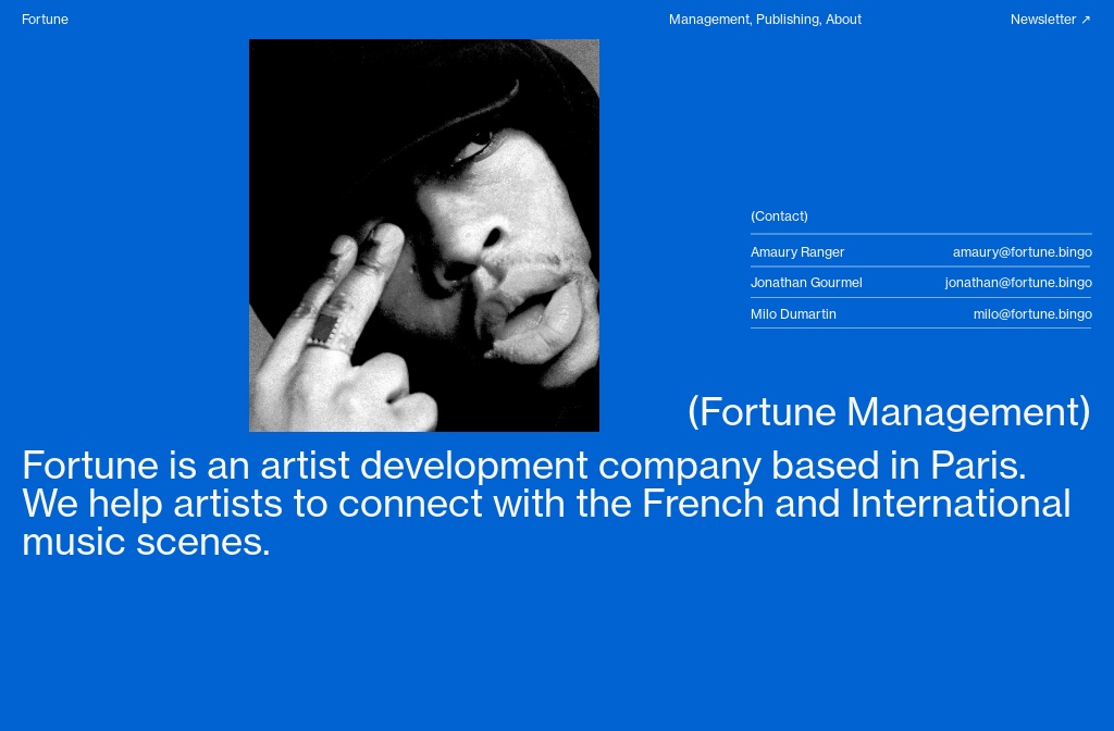 FORTUNE MANAGEMENT & PUBLISHING — Management