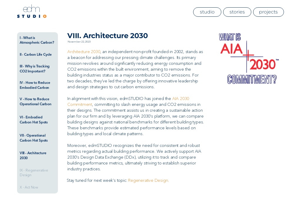 edmSTUDIO - ARCHITECTURE 2030