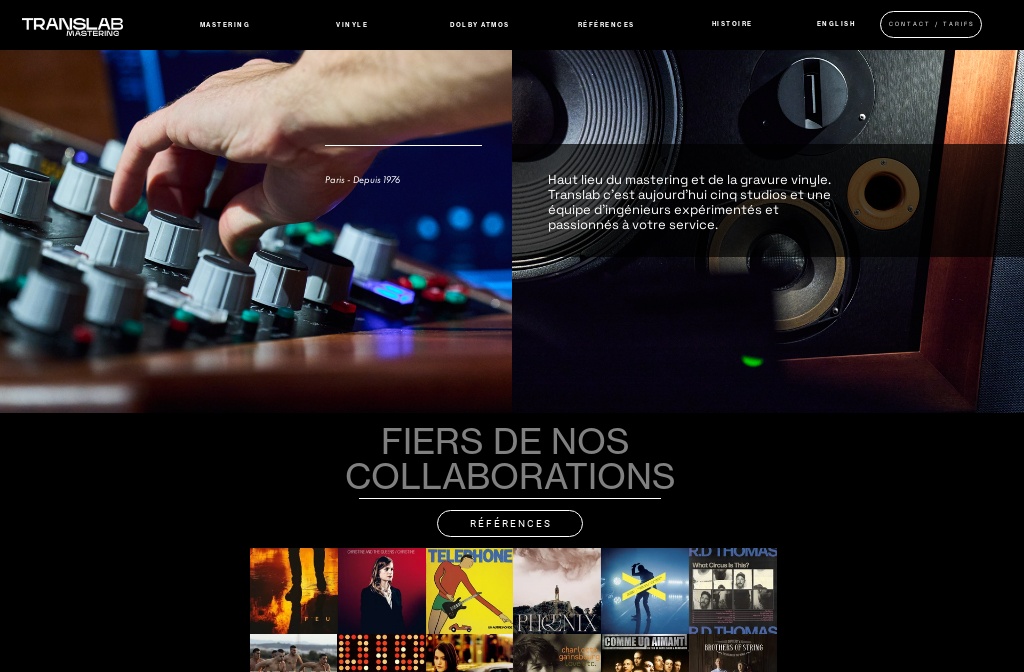Translab | Studios de Mastering à Paris