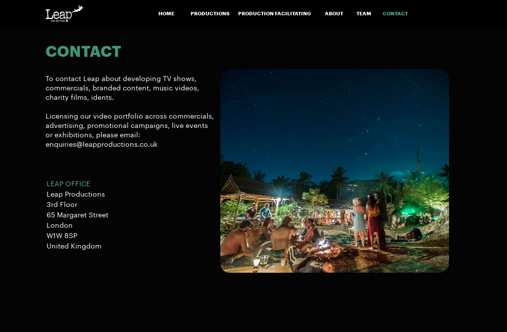 Leap Productions — Contact