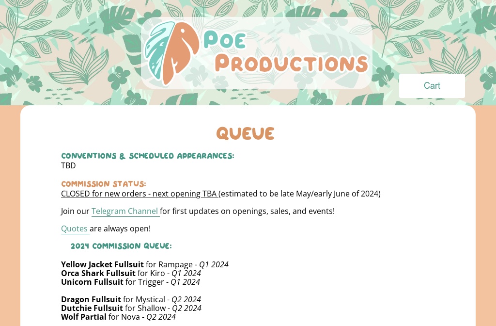 Poe Productions — Queue