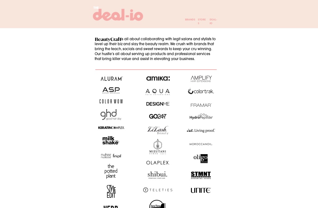 DEALIO — Brands