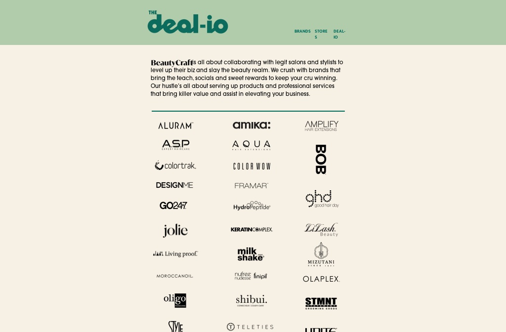 DEALIO JULY/AUGUST — Brands