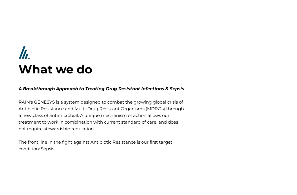 Rain Scientific Inc. — What we do