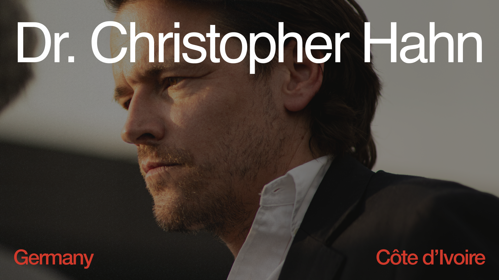 Dr. Christopher Hahn — Honorary Consul